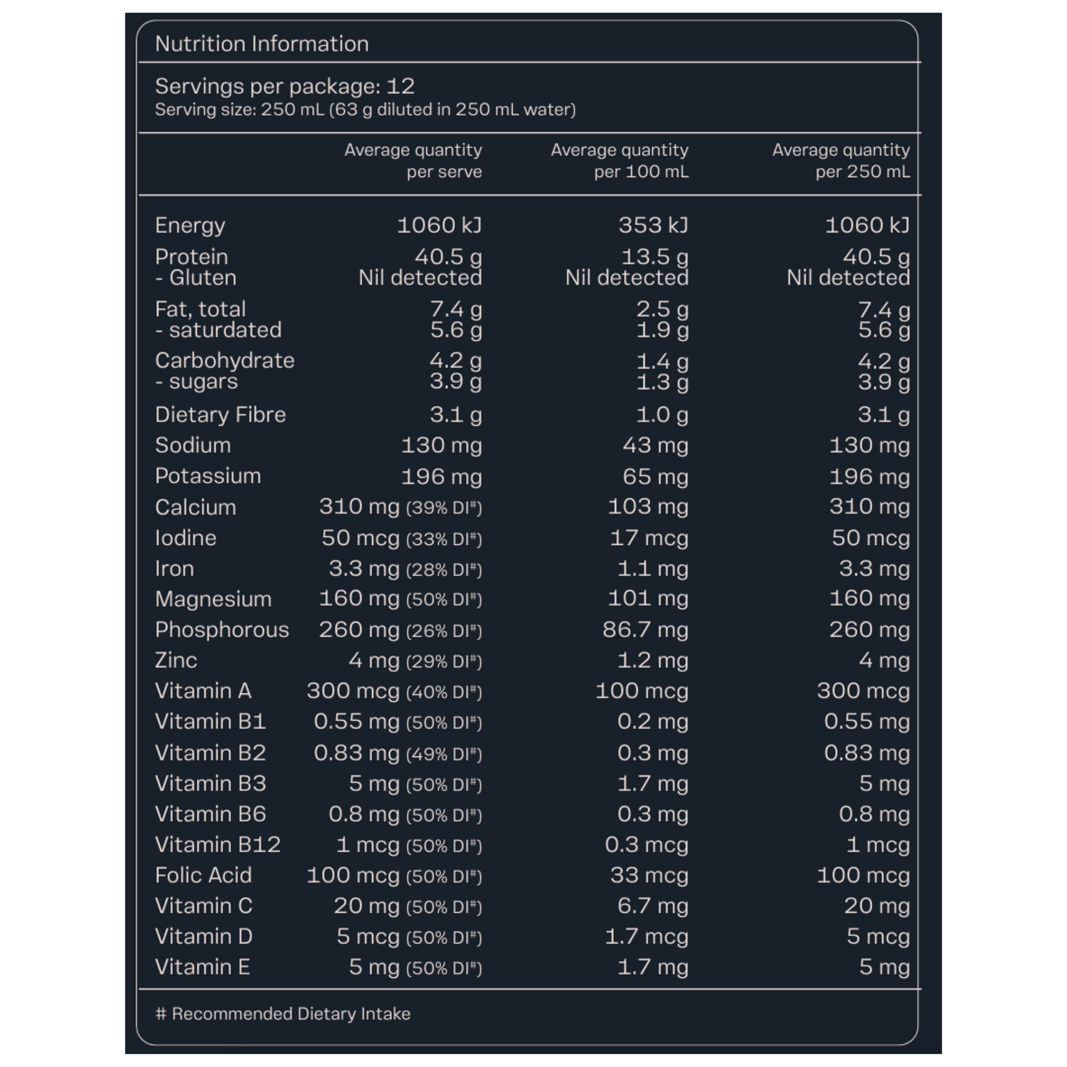 Lightly meal replacement shake (12 serves) | Lightly